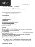 Lesson Plan For Reproduction in Plants | PDF | Pollination | Flowers