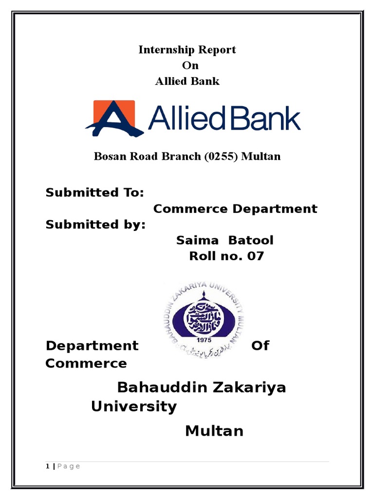 Allied Bank Report | PDF | Visa Inc. | Credit Card