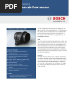 Bosch HFM Air Mass Sensor Specifications | PDF | Electrical Connector ...
