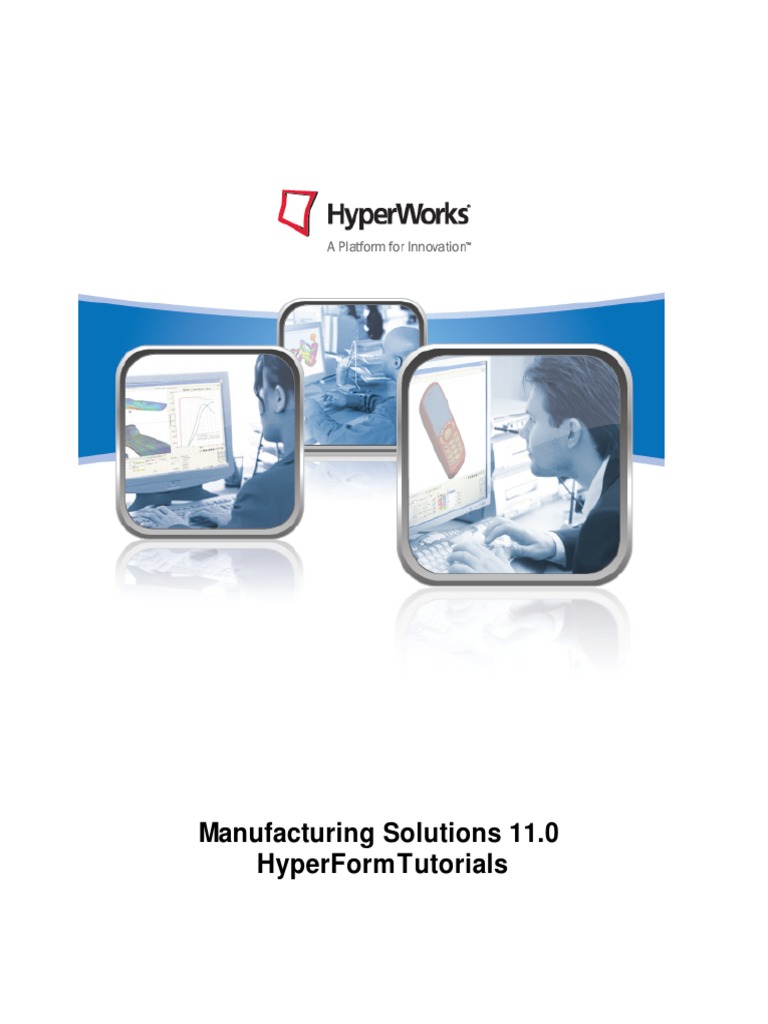 Manufacturing Solutions 11.0 HyperForm Tutorials | PDF | Menu (Computing) | Icon (Computing)