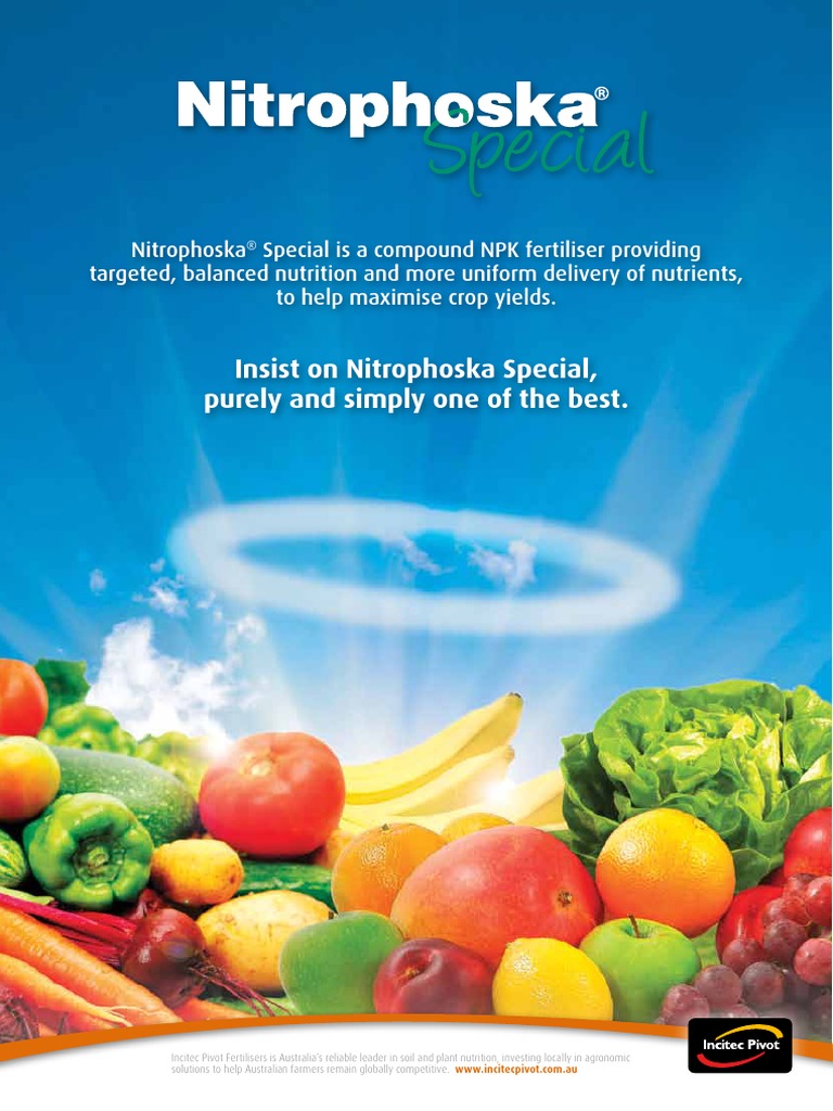 Nitrophoska Special Fertiliser Guide | PDF | Plant Nutrition | Fertilizer