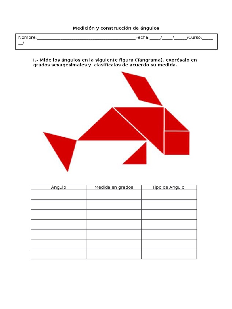 Construcción de Ángulos | PDF