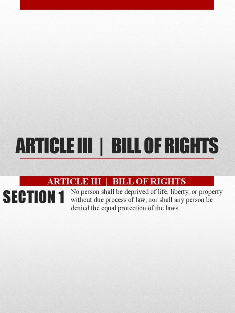 Bill of Rights | PDF | Article Two Of The United States Constitution ...