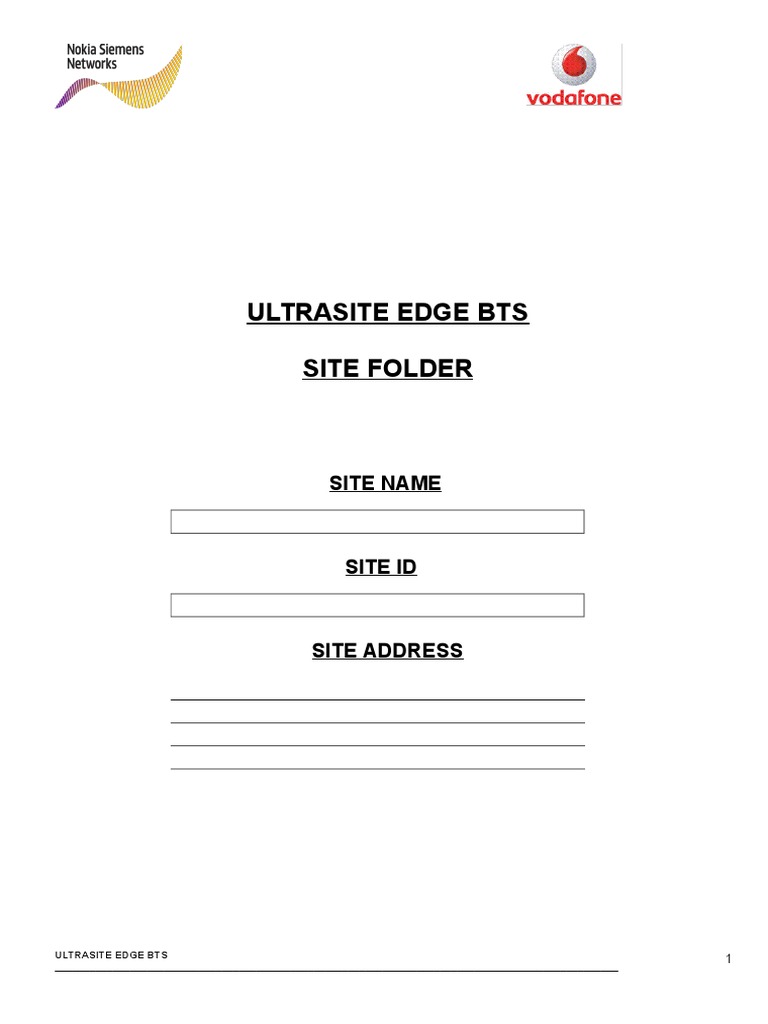 Ultra BTS Site Folder | PDF | Antenna (Radio) | Radio
