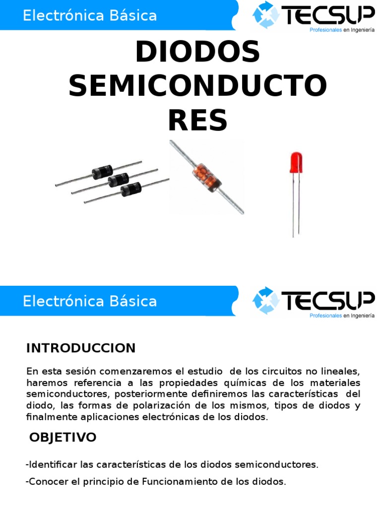Diodos | PDF | Semiconductores | Dopaje (semiconductor)