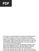 Weight Bearing Status and Assistance Guide | PDF | Balance (Ability ...