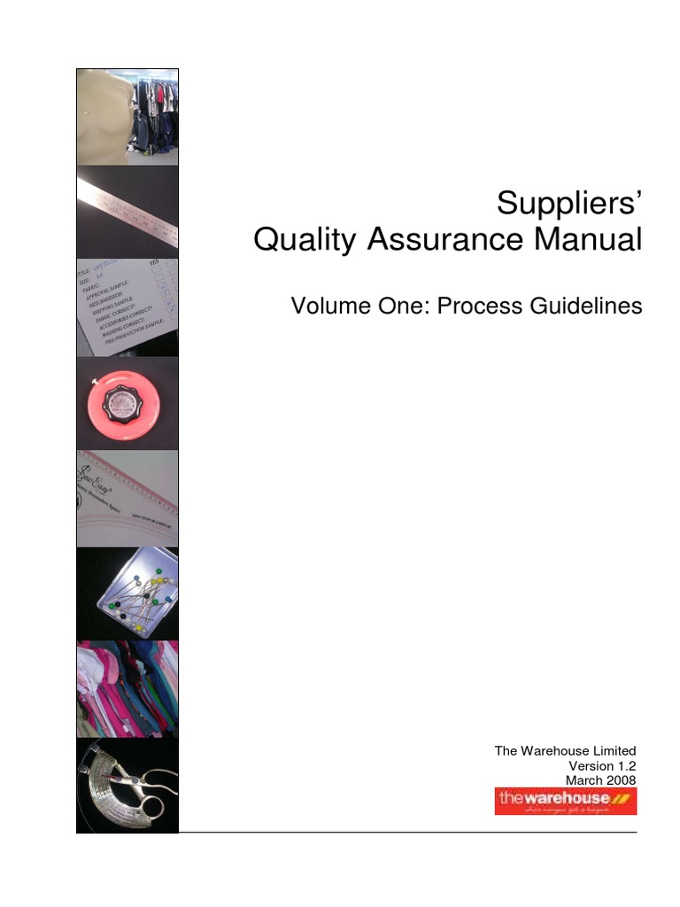 Quality Assurance Manual | PDF | Quality Assurance | Specification ...