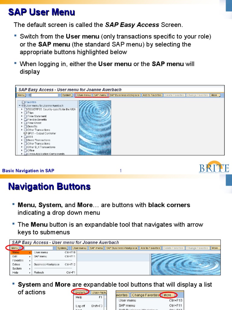 End Users Basic Navigation For HR-Payroll-Events 06-05-08 | PDF | Menu (Computing) | Icon ...