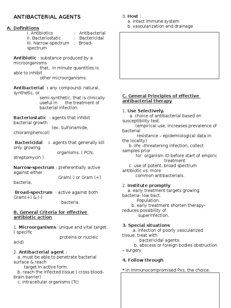 Antibacterial Agents notes | Beta Lactamase | Antibiotics