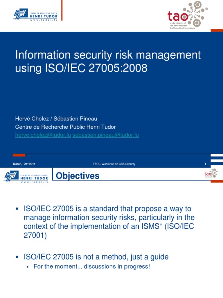 Sec3 Risk-Management Iso27005 | PDF | Threat (Computer) | Vulnerability ...