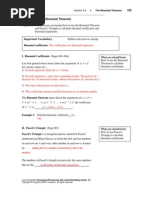 Ch. 8 The Binomial Expansion Cheat Sheet - Edexcel Maths A-Level - Year ...