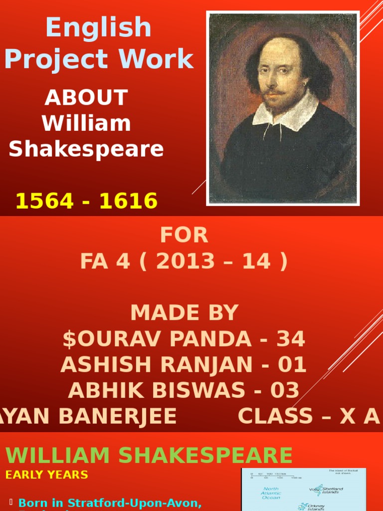 William Shakespeare: A Project Overview | PDF | William Shakespeare ...