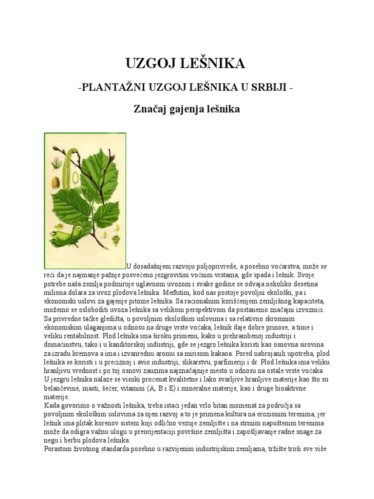 Uzgoj Lesnika | PDF