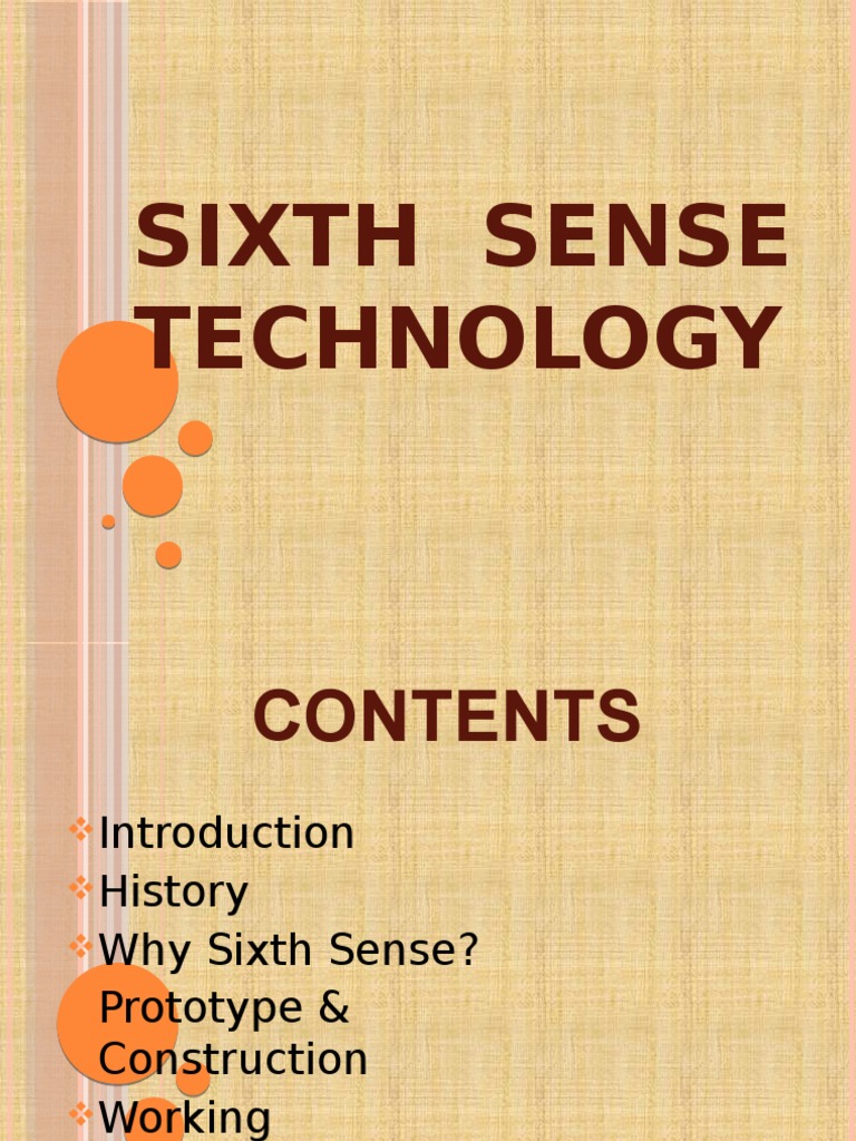 Sixth Sense Technology | PDF | Finger | Digital Technology