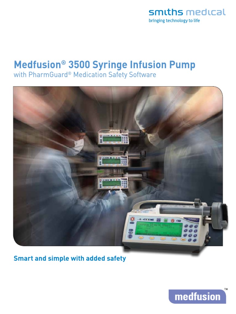 4182-000-Smiths Medical - Medfusion 3500 | PDF | Intravenous Therapy ...