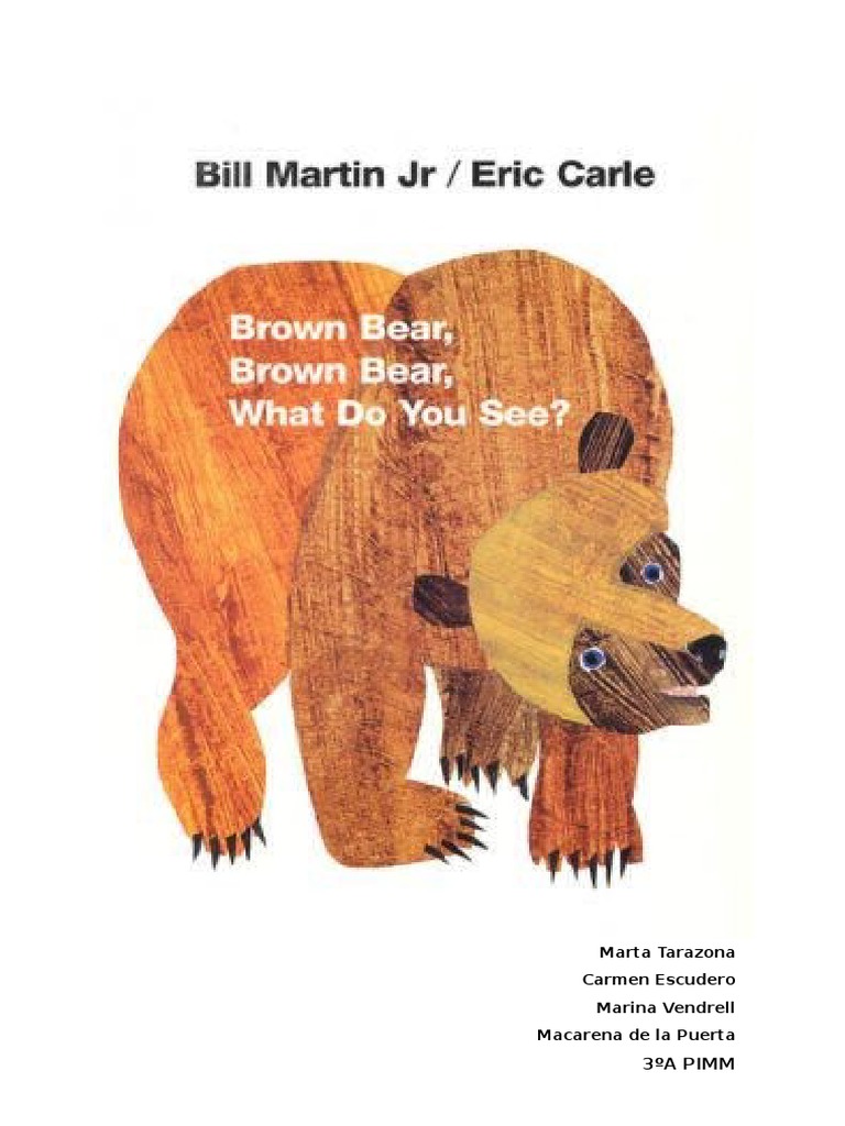 brown bear story | Vocabulary | Communication