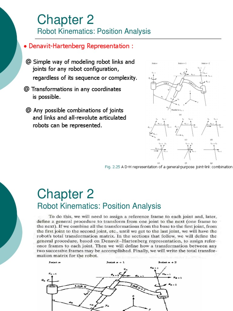 DH Parameters | PDF | Cartesian Coordinate System | Geometry