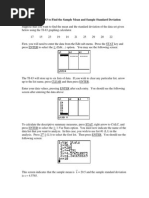 1 Var Stats | PDF | Menu (Computing) | Statistics