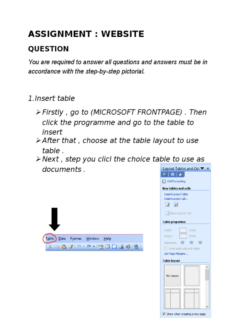 Assignment Website | PDF | Websites | System Software