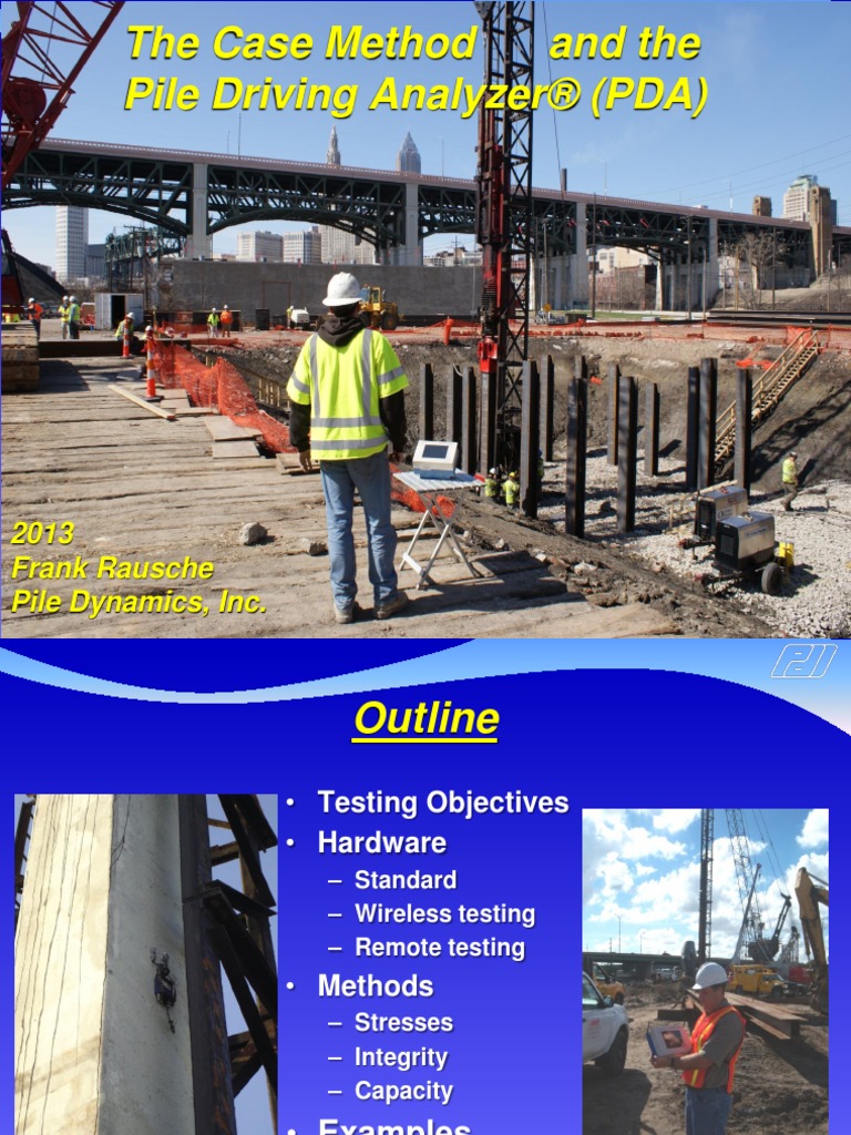 Case Method and The Pda PDF | PDF | Deep Foundation | Accelerometer