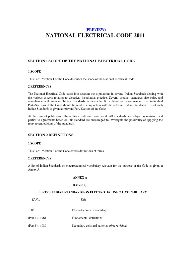 Electric Code | PDF | Electrical Wiring | Cable