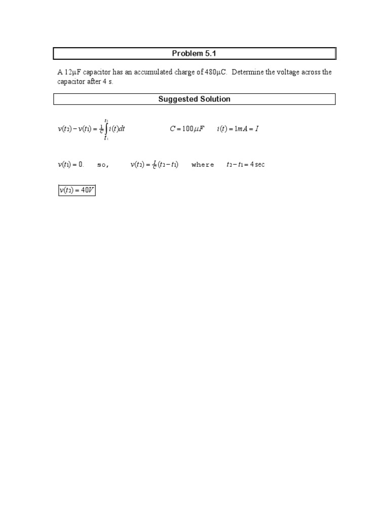 Chapter 5 | PDF | Capacitor | Inductor