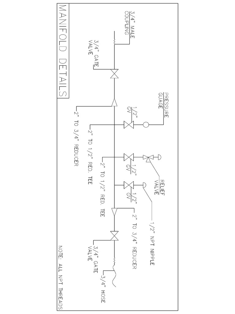 Typical Hydrotest Manifold | PDF