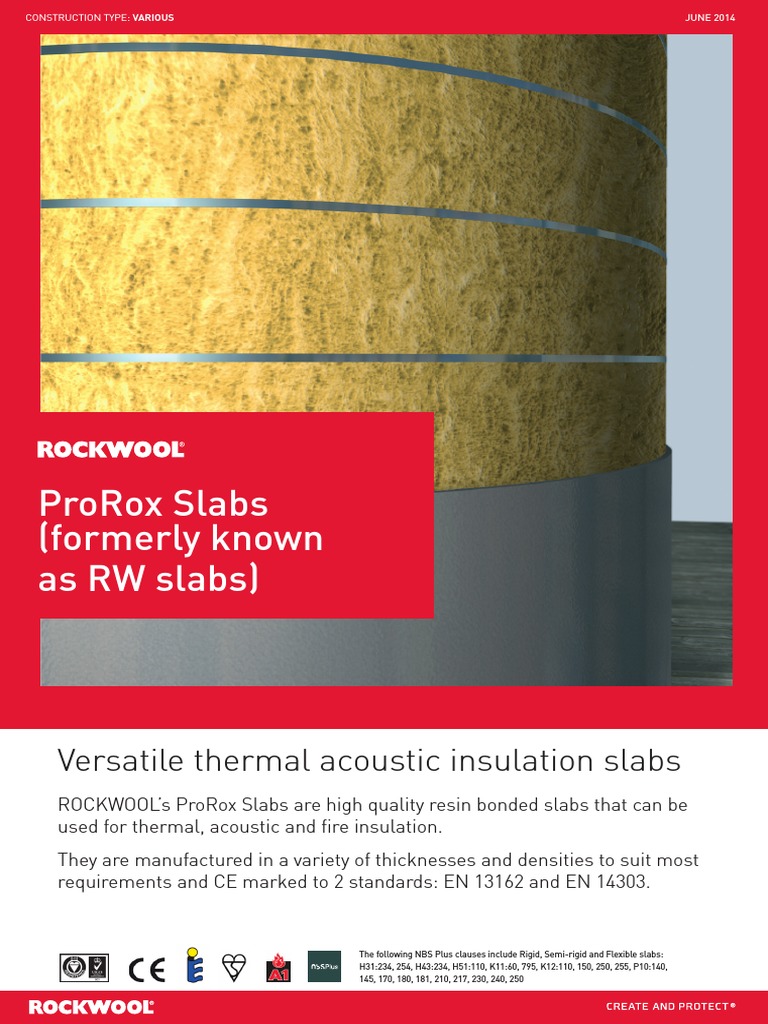Prorox Datasheet Final Web | PDF | Thermal Insulation | Materials