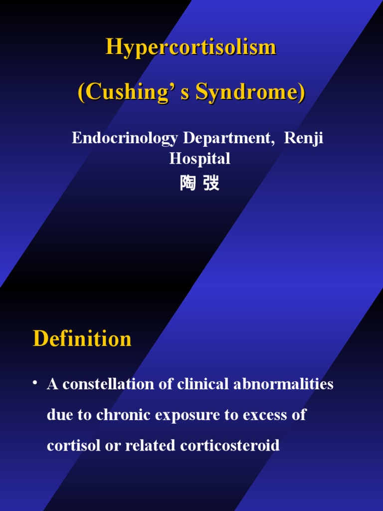 Hypercortisolism (Cushing' S Syndrome) | PDF | Adrenal Gland ...