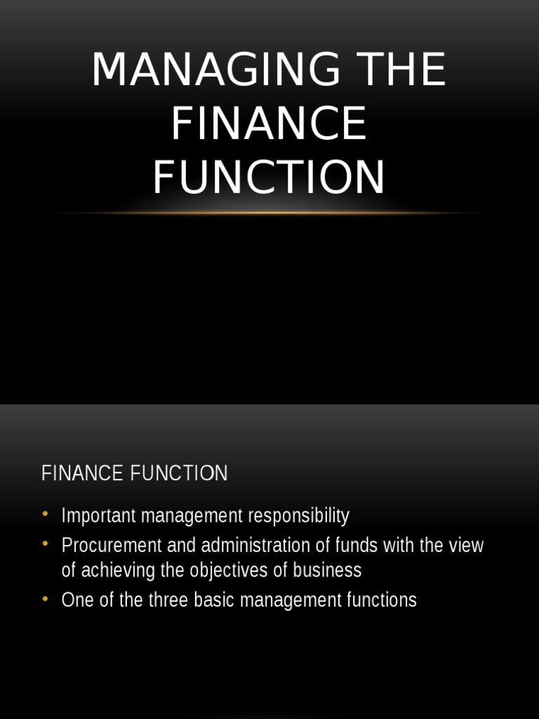 CHAPTER 12-Managing The Finance Function | PDF | Bonds (Finance ...