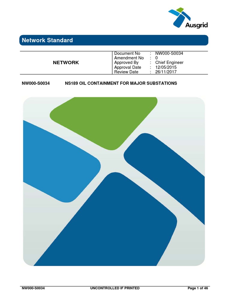 Oil Containment Standards for Substations | PDF | Electrical Substation ...