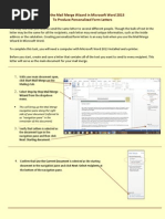 Mail Merge Flowchart | PDF