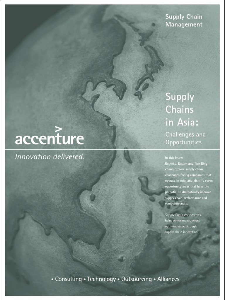 Accenture-Supply Chain in Asia-Challenges & Opportunities | PDF ...