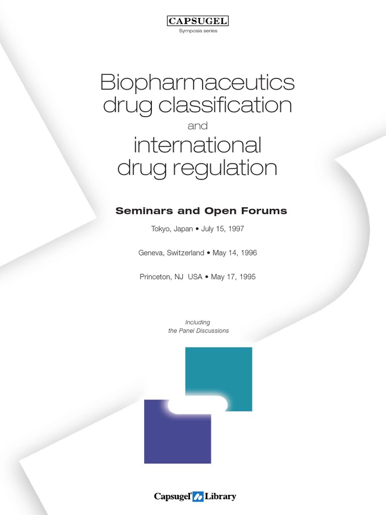Biopharmaceutics Drug Classification and International Drug Regulation ...