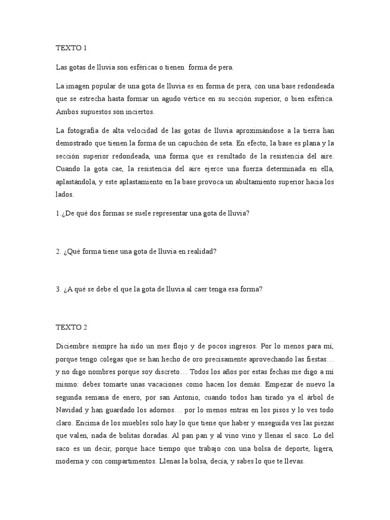 Exámenes de Lengua Primaria Anaya | PDF | Lluvia | Ocio