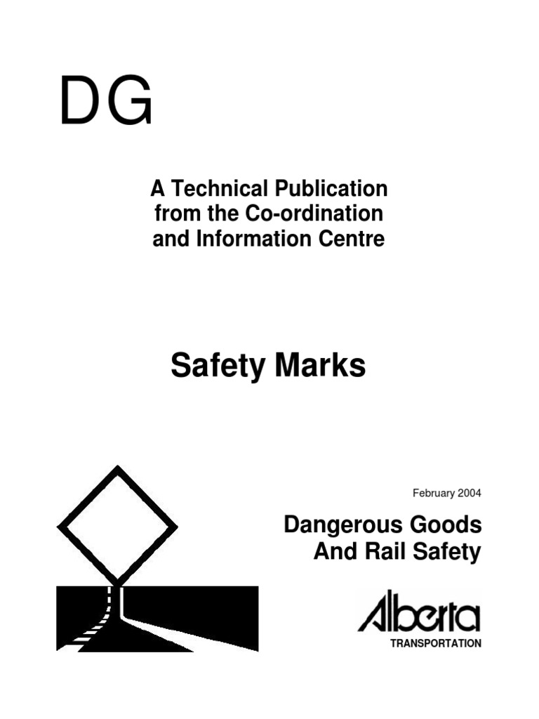 Safety Marks: A Technical Publication From The Co-Ordination and ...