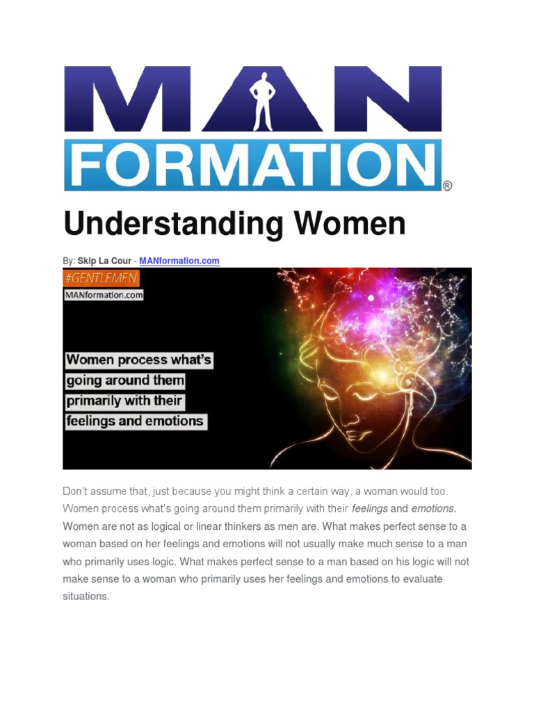 Understanding Women Ebook | PDF | Friendship | Emotions