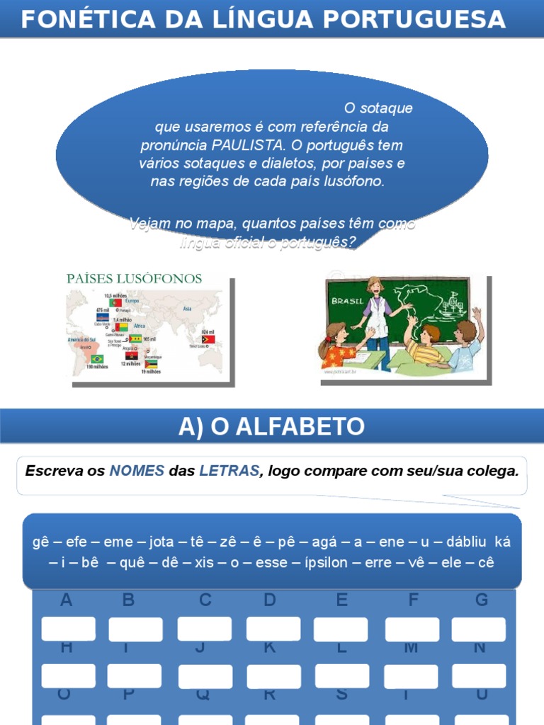 Acentos no Alfabeto Português | PDF | Fonologia | Ortografia