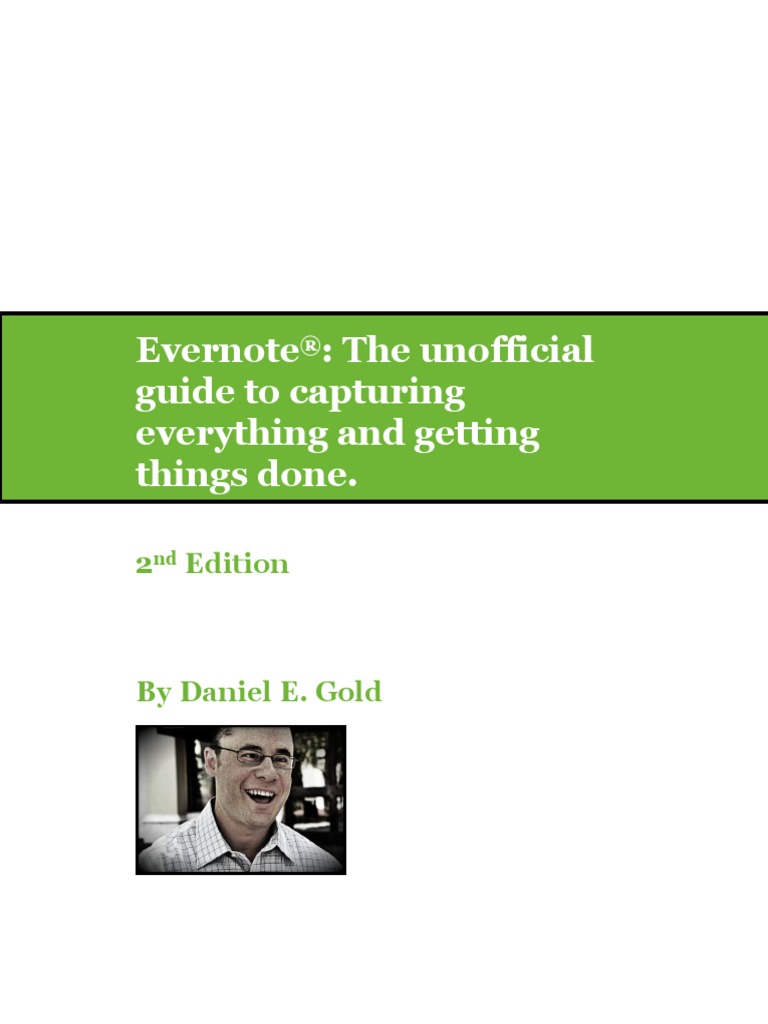 2nd Edition Evernote The Unofficial Guide To Capturing Everything and Getting Things Done | PDF ...