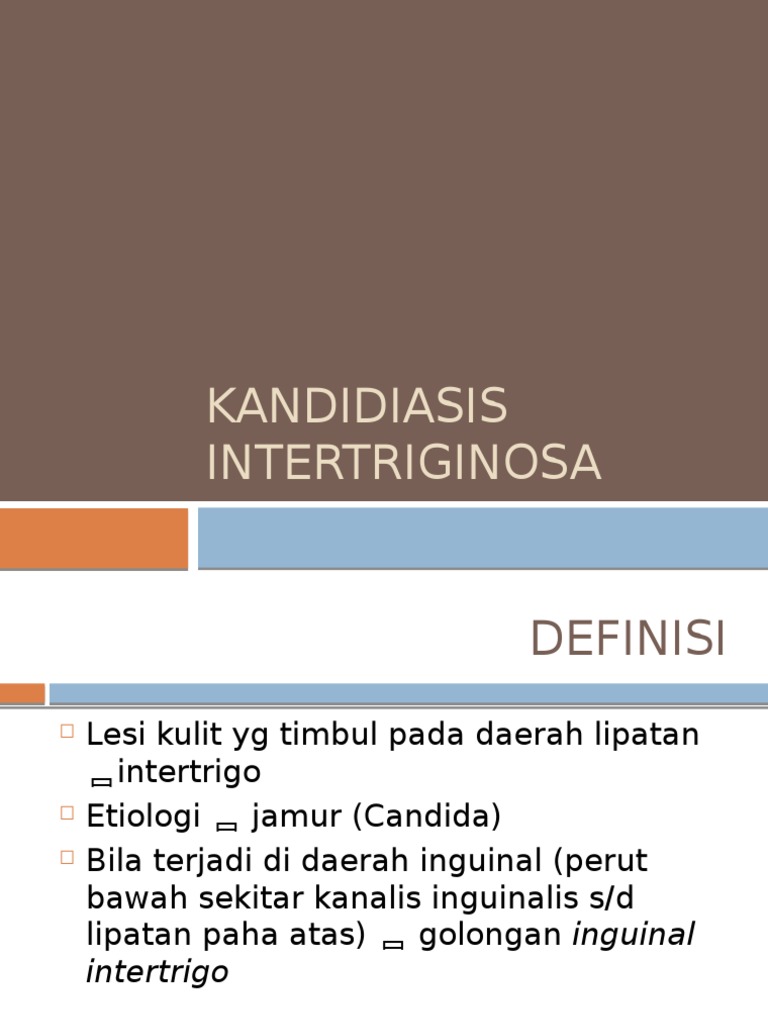 Kandidiasis Intertriginosa | PDF