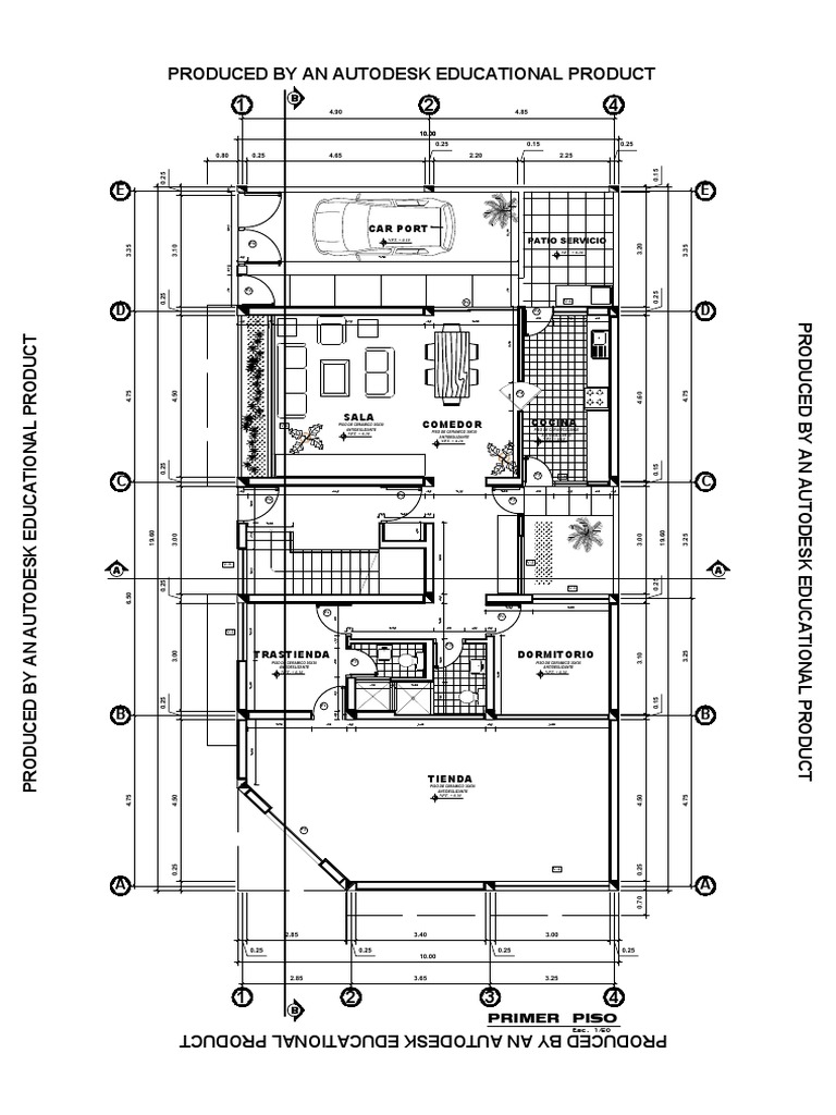 Floor Plan with Ceramic Tiles | PDF | Technology & Engineering