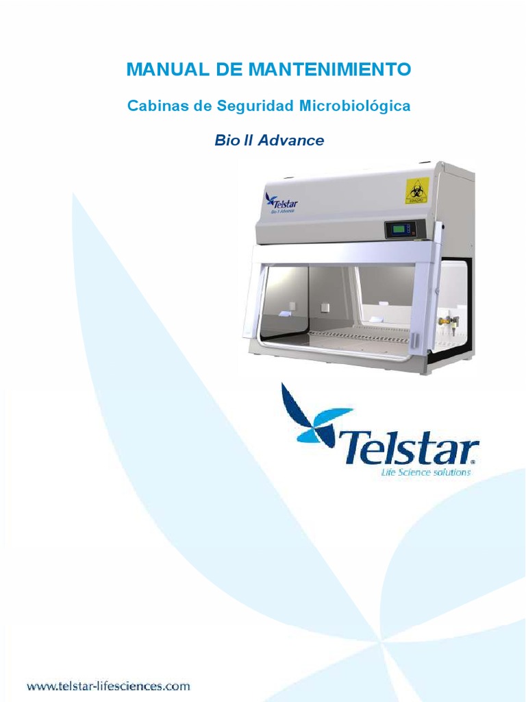 Cabina de Flujo Laminar - Telstar-bioiiadvance II - Servicio - e ...