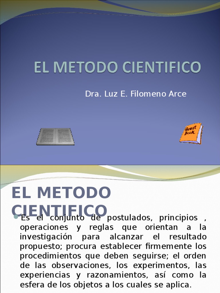 EL-METODO-CIENTIFICO.ppt | Teoría | Ciencia