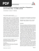 Seaweed Jam: Nutritional Benefits of Pukpuklo | PDF | Algae