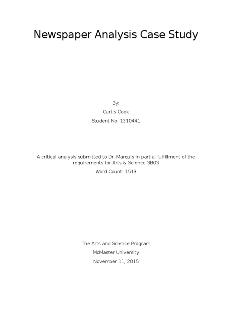 3B03 Newspaper Article Analysis | PDF | Social Media | Popular Culture ...