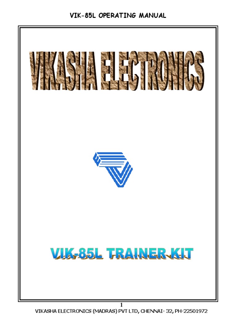 8085 PDF | PDF | Assembly Language | Computer Terminal