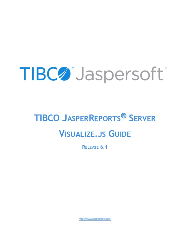 JasperReports Server Visualize - Js Guide | PDF | Representational ...