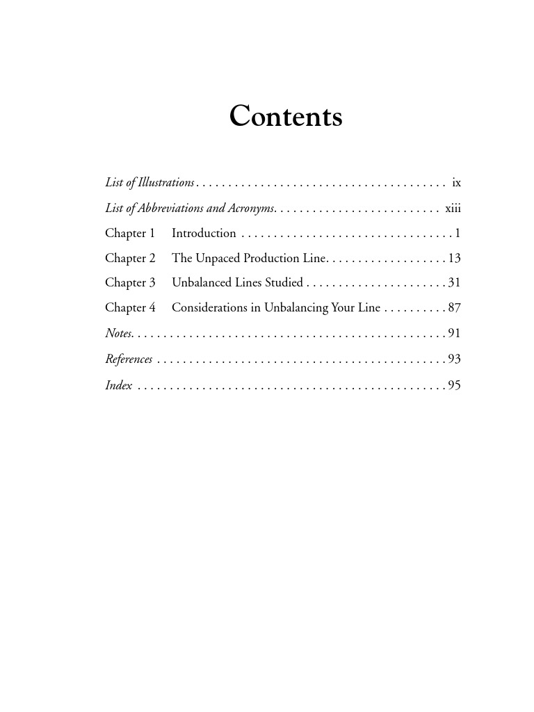 Unbalanced Production Line Efficiency | PDF | Lean Manufacturing ...