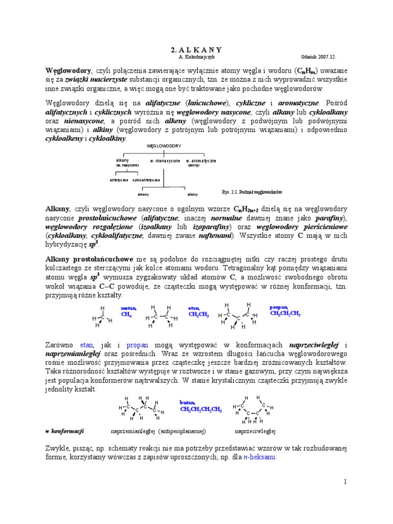 Alkany | PDF