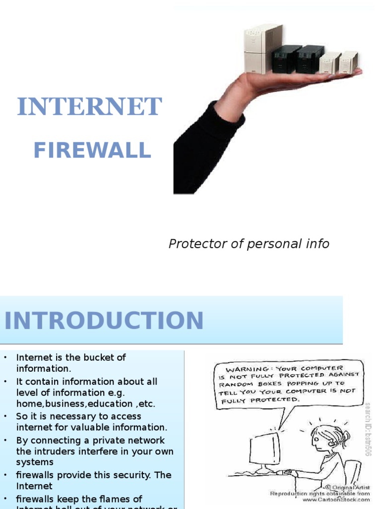 Internet: Firewall | PDF | Firewall (Computing) | Router (Computing)